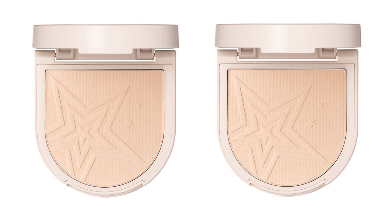 Пудра STELLARY компактная сатиновая Compact satin powder, тон 01 Светло-бежевый, 7 гр - 2 штуки