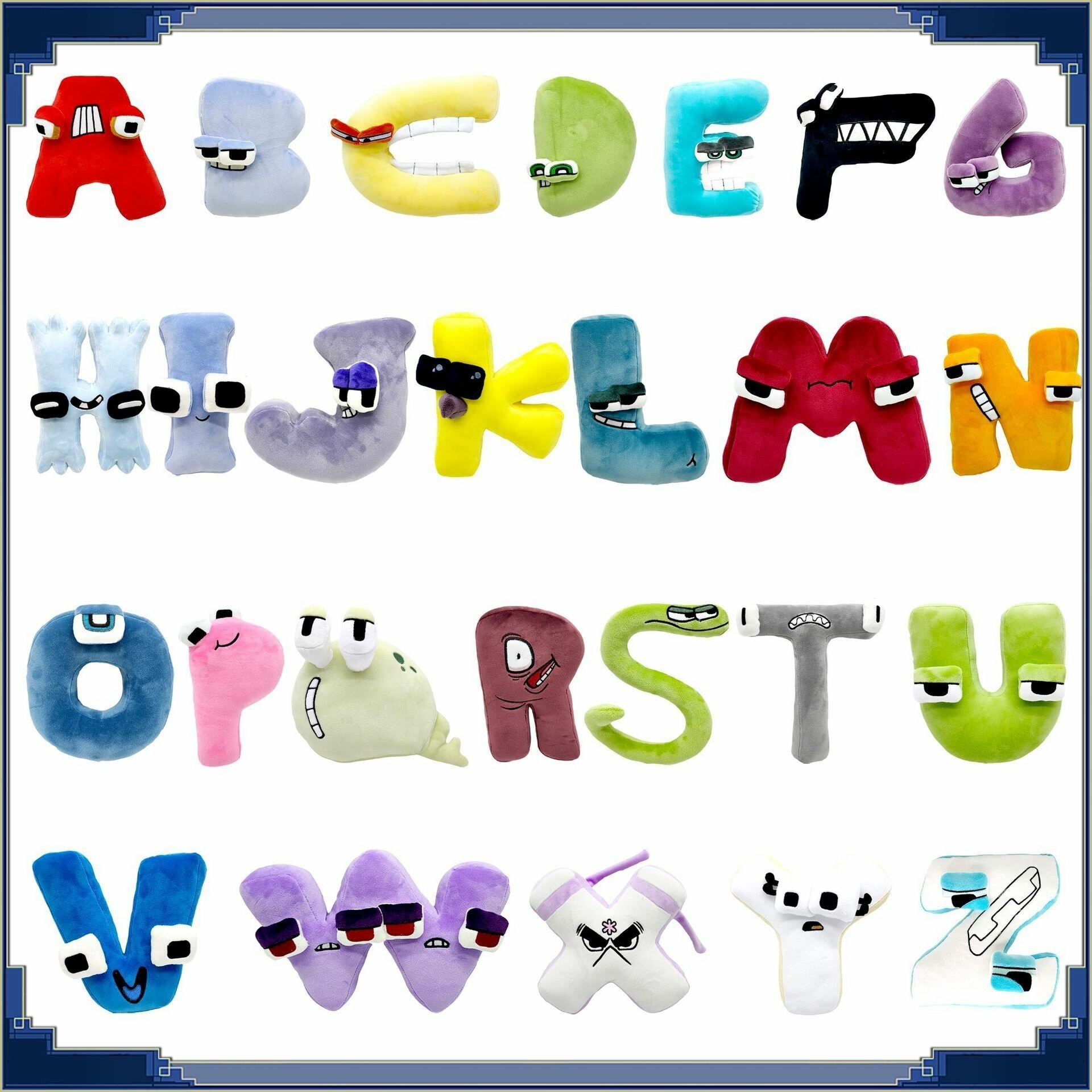 Алфавит Лора мягкая игрушка Alphabet lore буквы