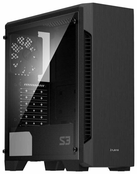 Компьютерный корпус Zalman S3 Black, стильный и современный дизайн