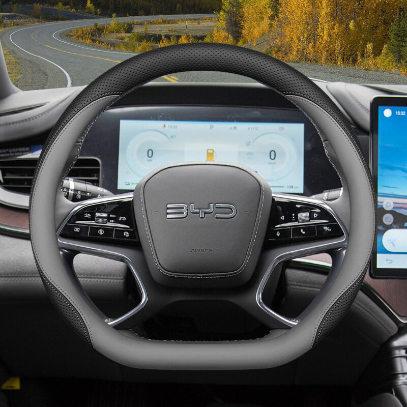 Оригинальный цвет для BYD Seal U Sealion 7 Интерьер Натуральная Кожа Дышащая Наппа