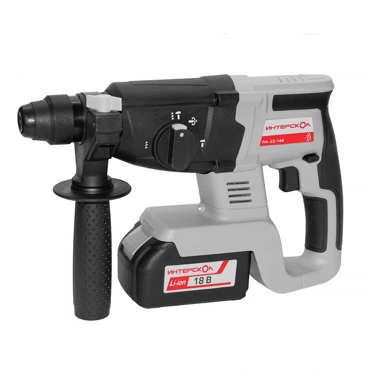 Перфоратор Интерскол ПА-22/18В без АКБ и ЗУ Li-Ion, без АКБ, без ЗУ