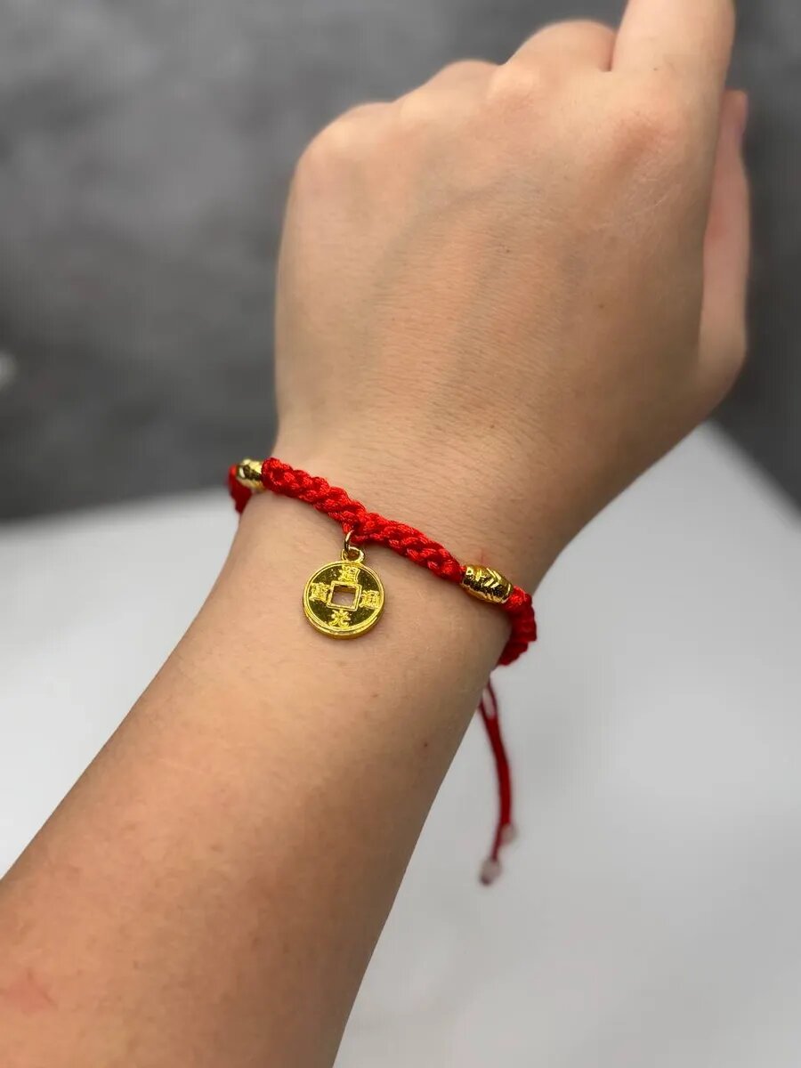 Браслет-нить, стразы