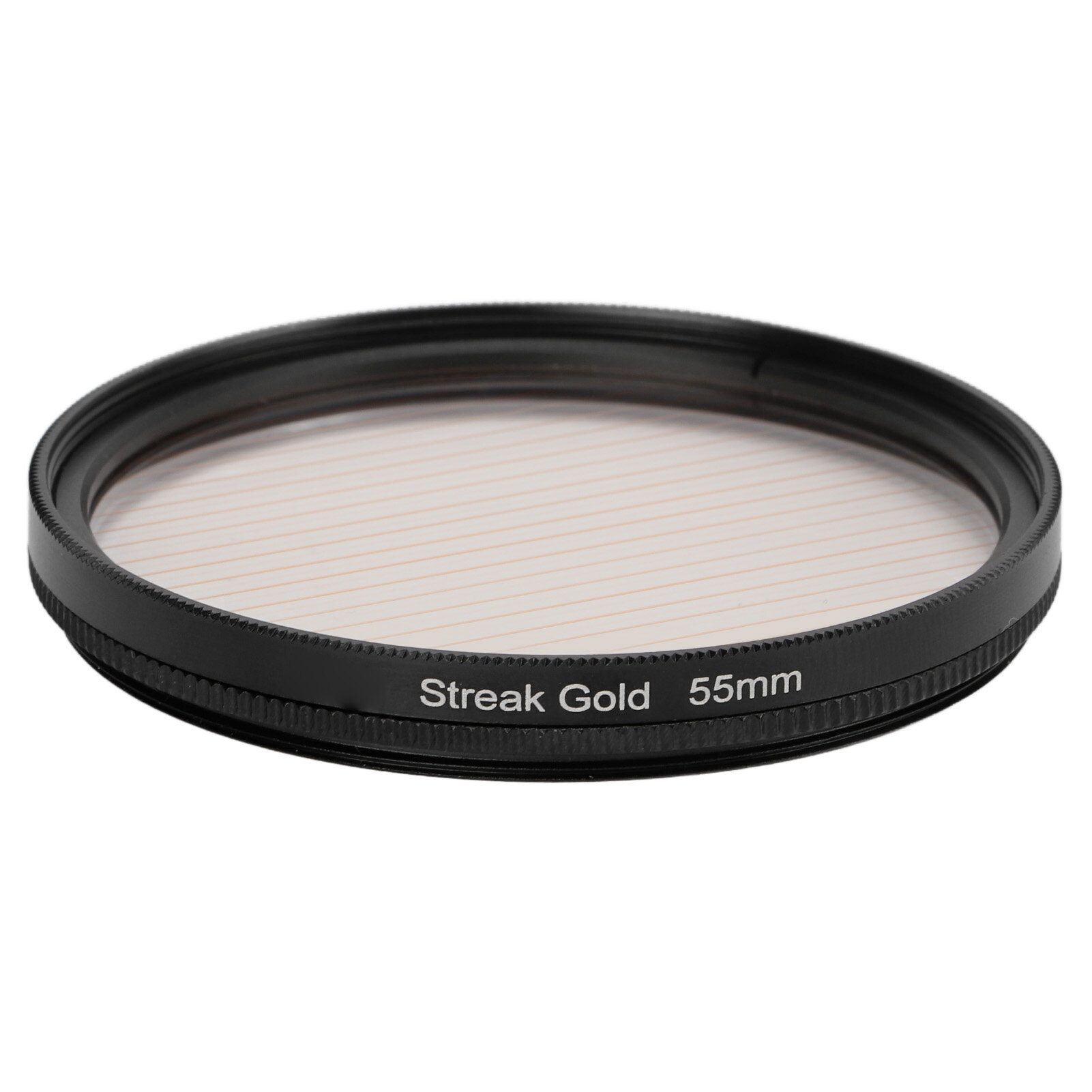 Анаморфный фильтр Gold Streak из оптического стекла UHD, водонепроницаемый, устойчивый к царапинам, для объектива камеры 55 мм/2,17 дюйма.