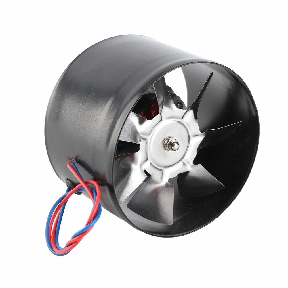 Канальный вентилятор металлический высокоскоростной тихий круглый вытяжной вентилятор для кухни подвала