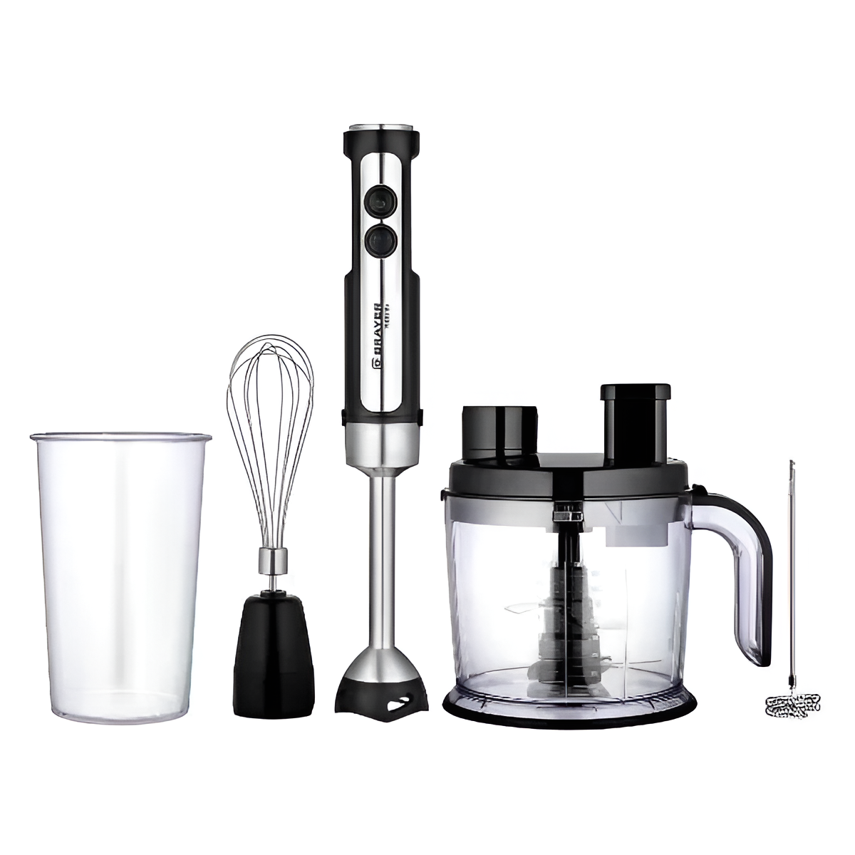 Блендер Brayer BR1263, погружной, с регулировкой скоростей, 15 скоростей, мощность 1500 Вт