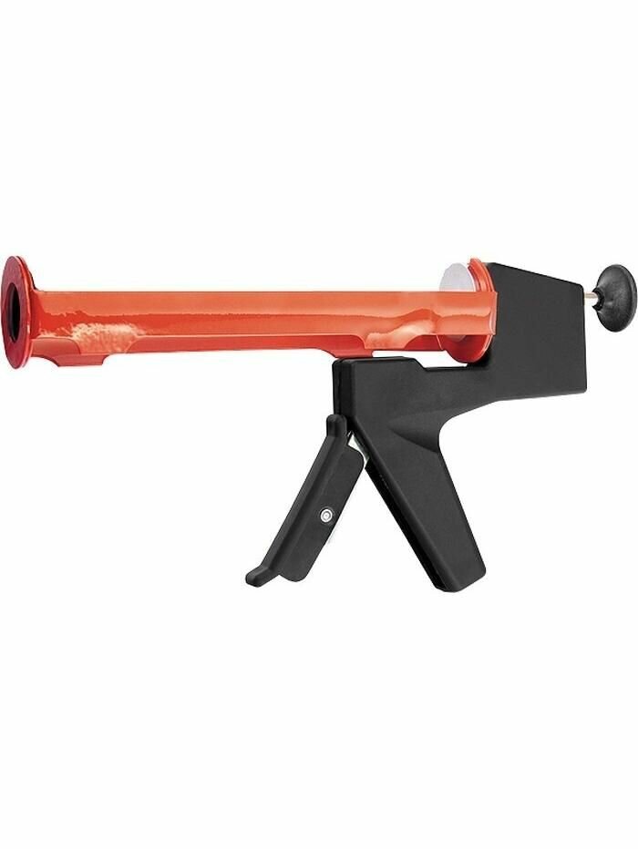 Пистолет для герметика, 310 мл, "полуоткрытый", противовес, круглый шток 8 мм Matrix 88666