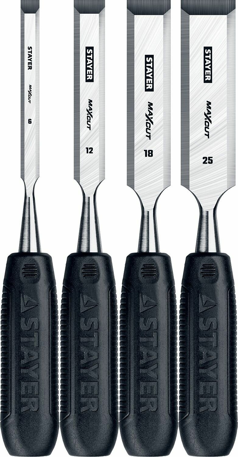 Набор стамесок STAYER Max-Cut, 4 предмета 1820-H4