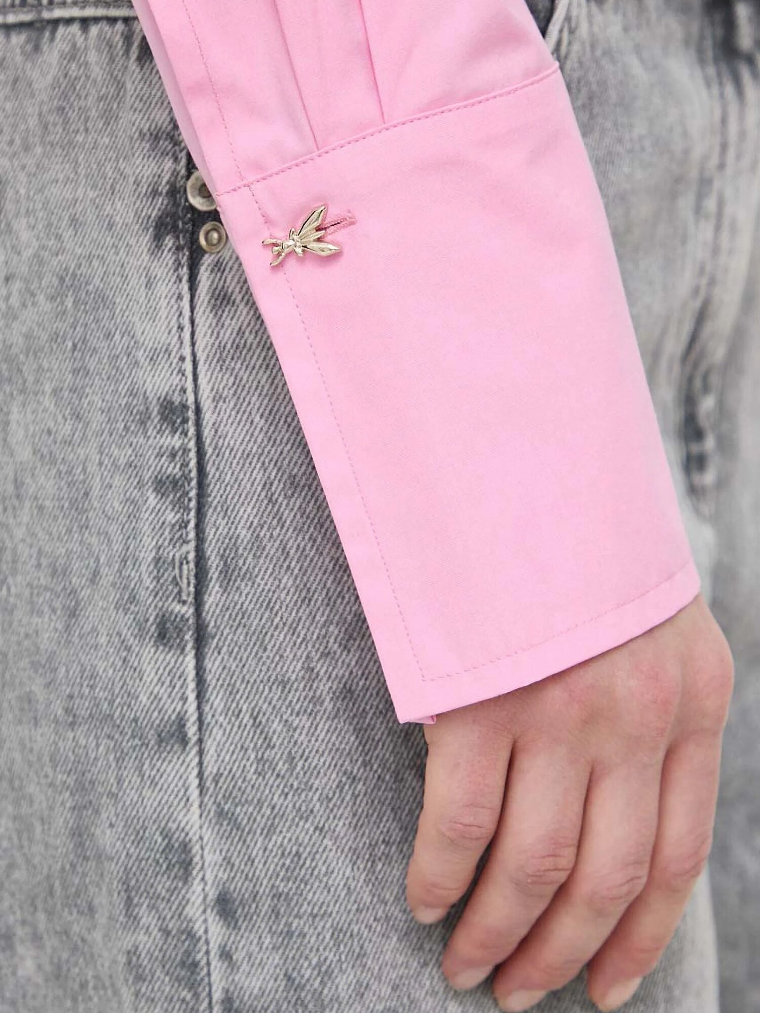 Рубашка PATRIZIA PEPE Buttoned shirt, размер 42 — фото 1