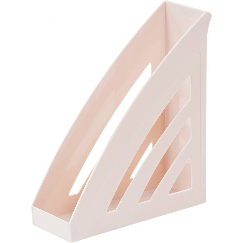 Лоток вертикальный Комус Ницца 90мм розовый