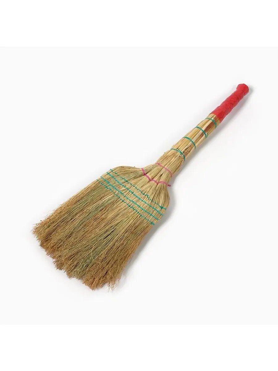 Веник узбекский из сорго 4х-прошивной 4х-лучевой, ручная раб