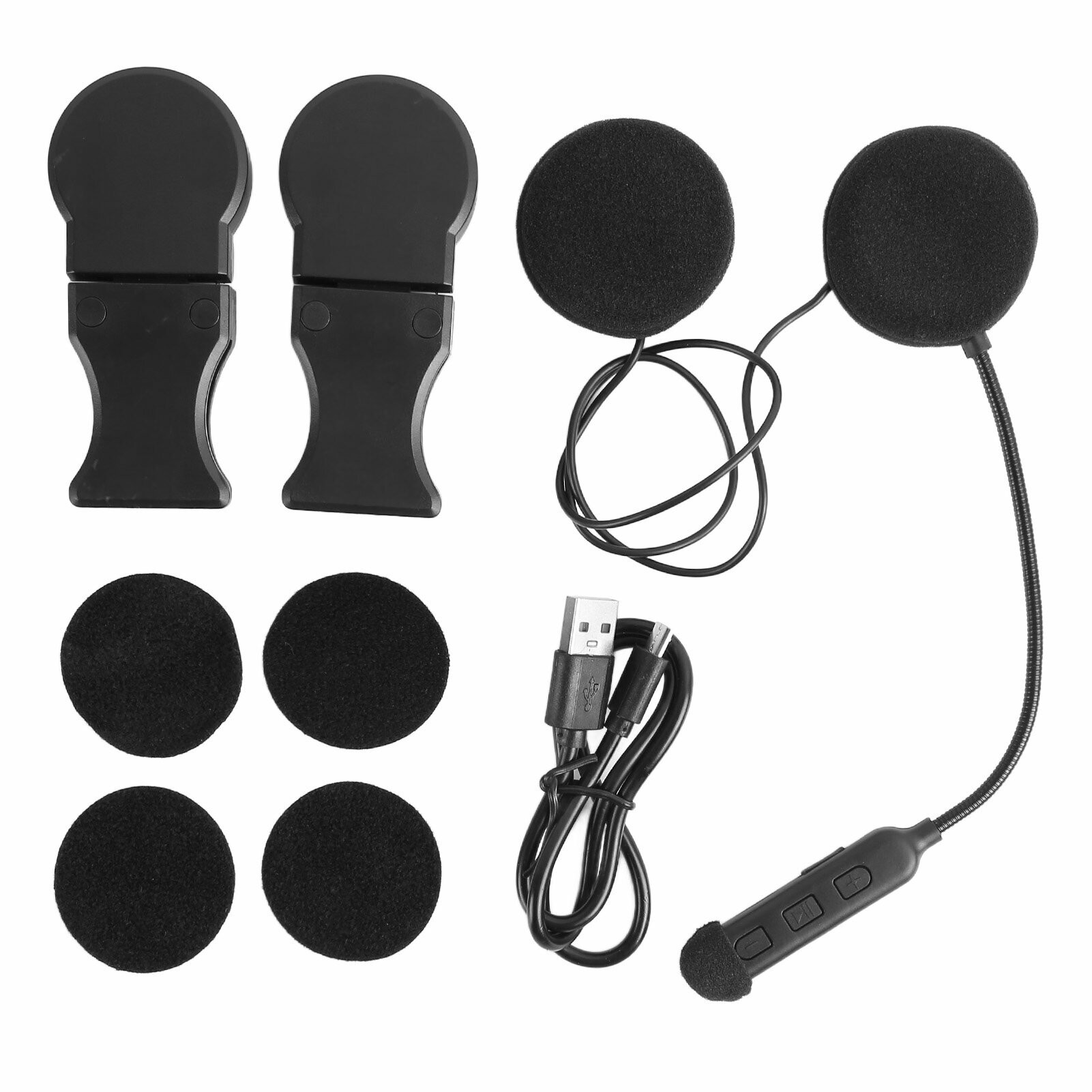 Мотоциклетная Bluetooth гарнитура, динамики громкой связи, управление музыкой/вызовами, автоматический ответ, спортивная