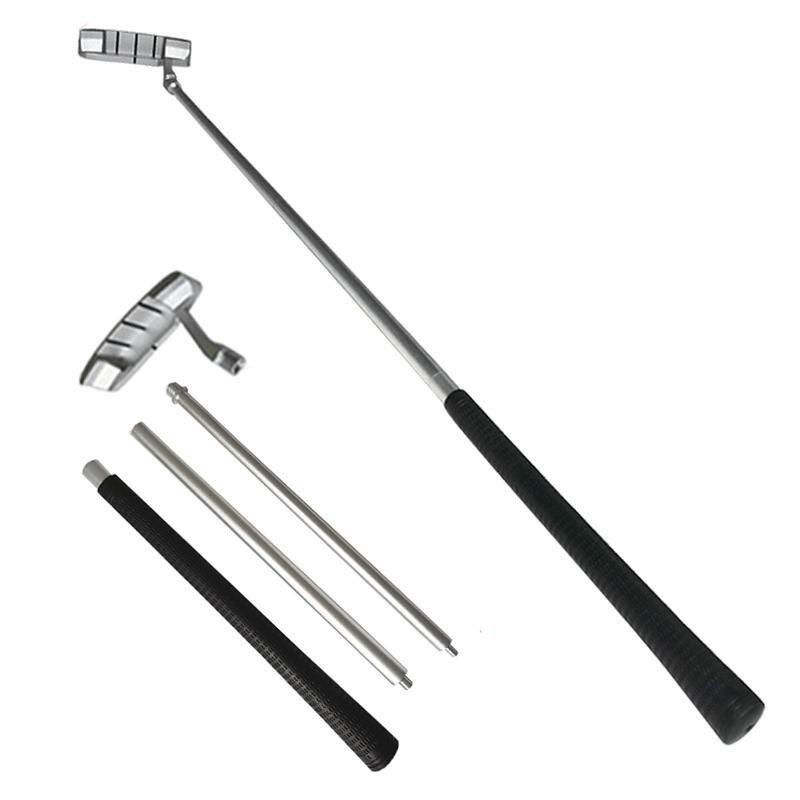 Складной 3-секционный двухсторонний паттер с мячами. Клюшки для гольфа для левшей и правшей. Аксессуары для детей и взрослых. Простота использования.