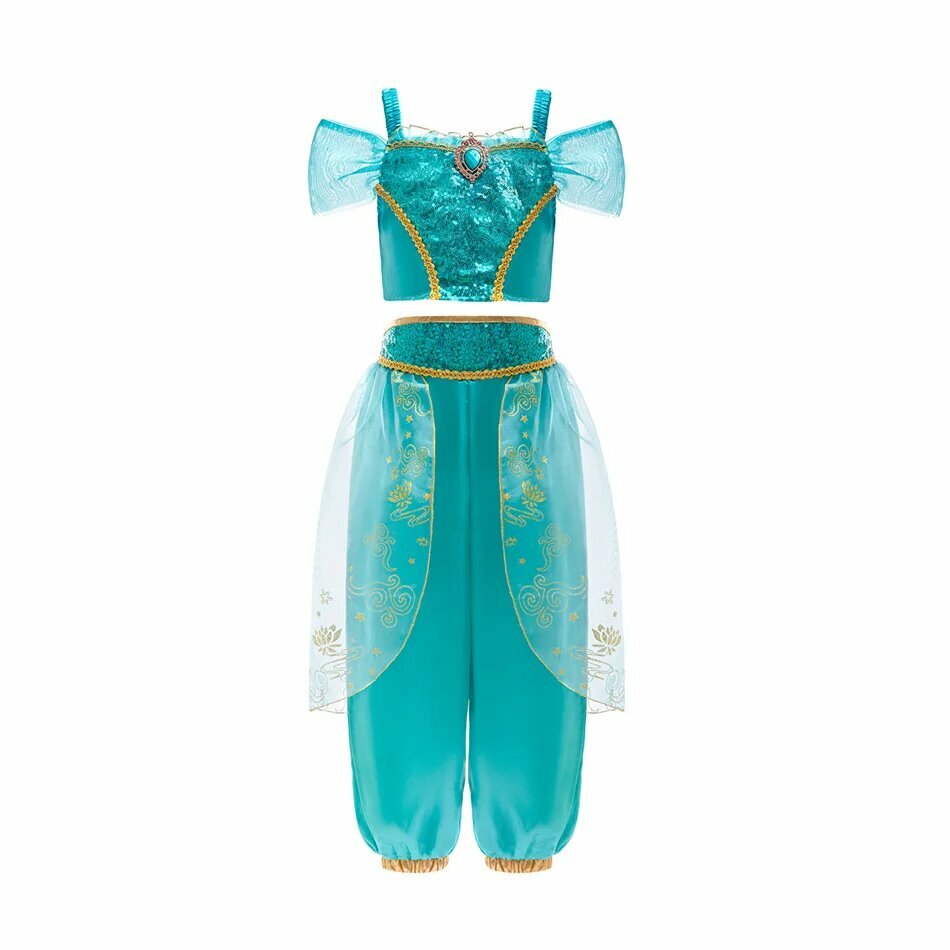 Костюм принцессы Жасмин PAMABIBI для девочки 100, Jasmine suit