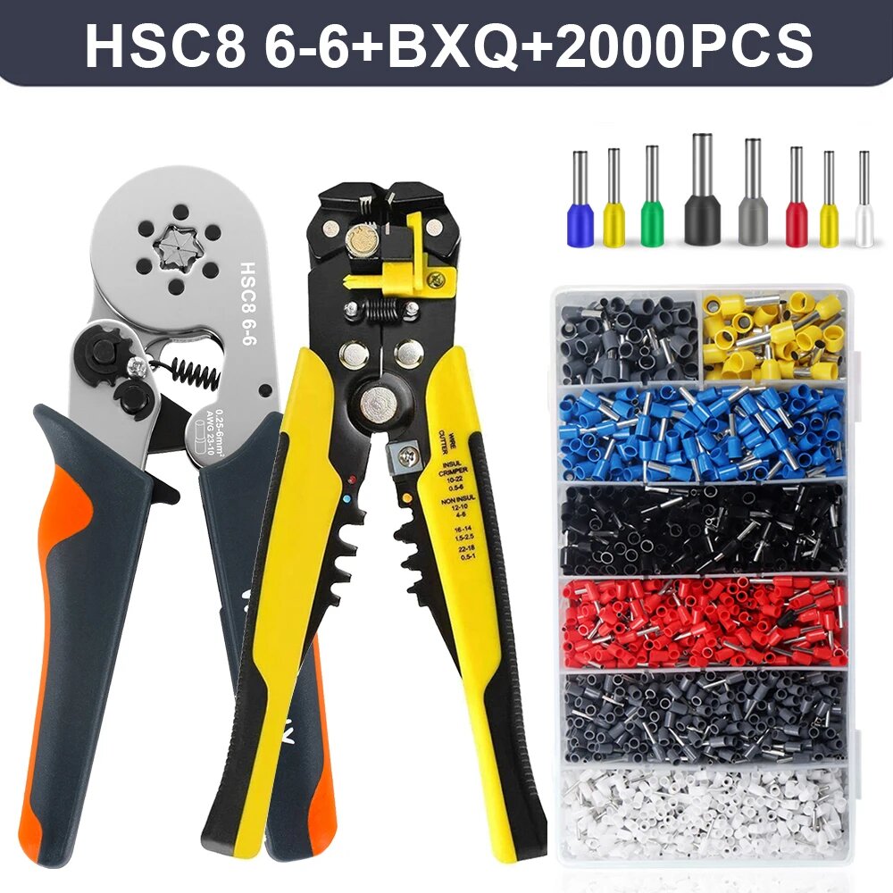 Электрические клещи WOZOBUY HSC8 6-4/6-6 6-6 BXQ 2000PCS