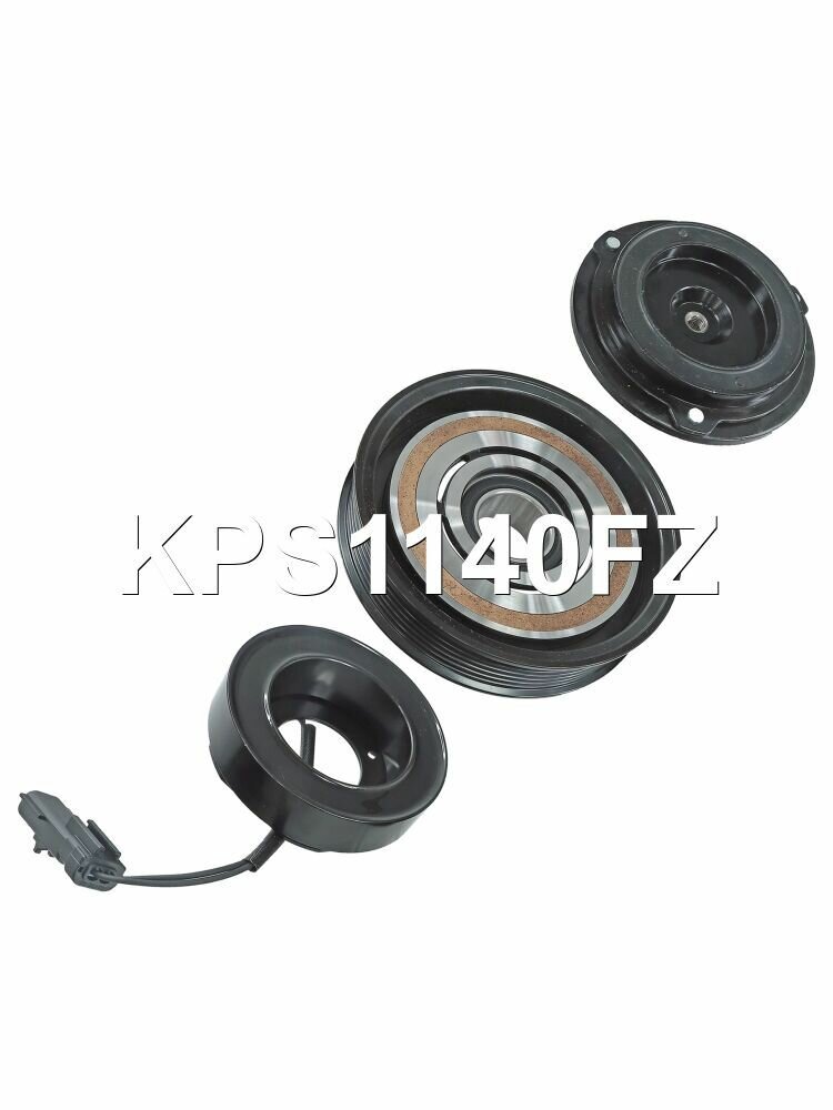Шкив компрессора кондиционера в сборе Krauf KPS1140FZ
