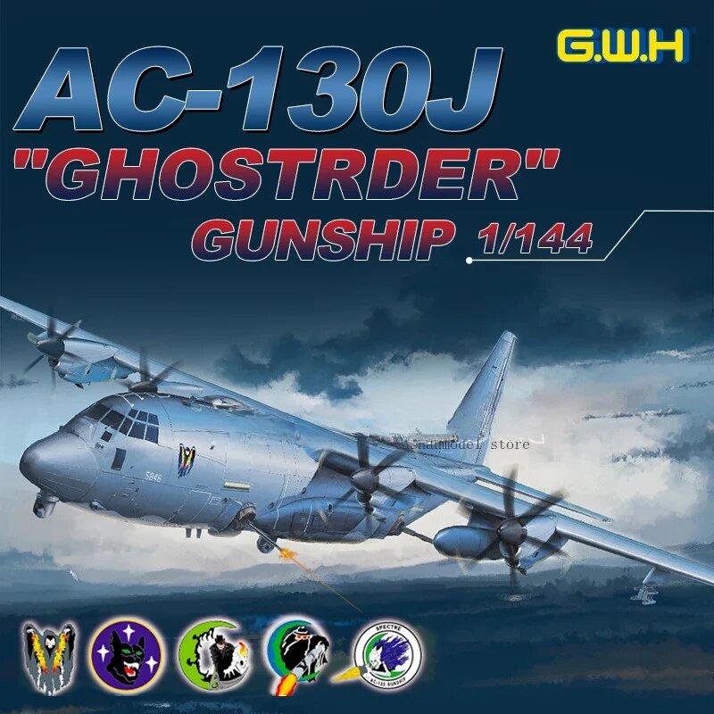 Модель самолета Great Wall Hobby AC-130J "Ghost Rider" 1/144
