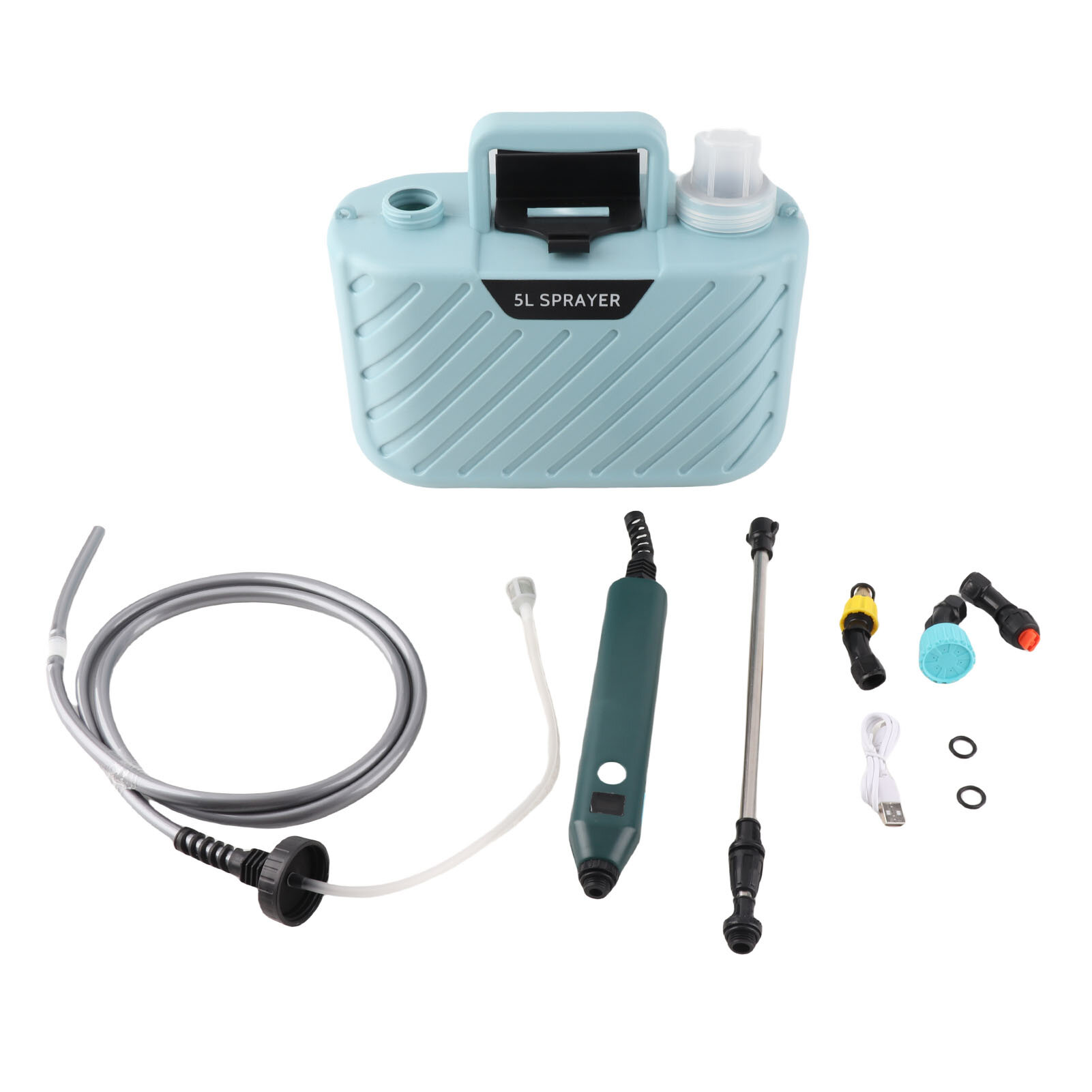 Электрический завод для опрыскивателя батарея 5 л с 3 соплавнями выдвижной палочка регулируемое распылитель садового ремня для газон