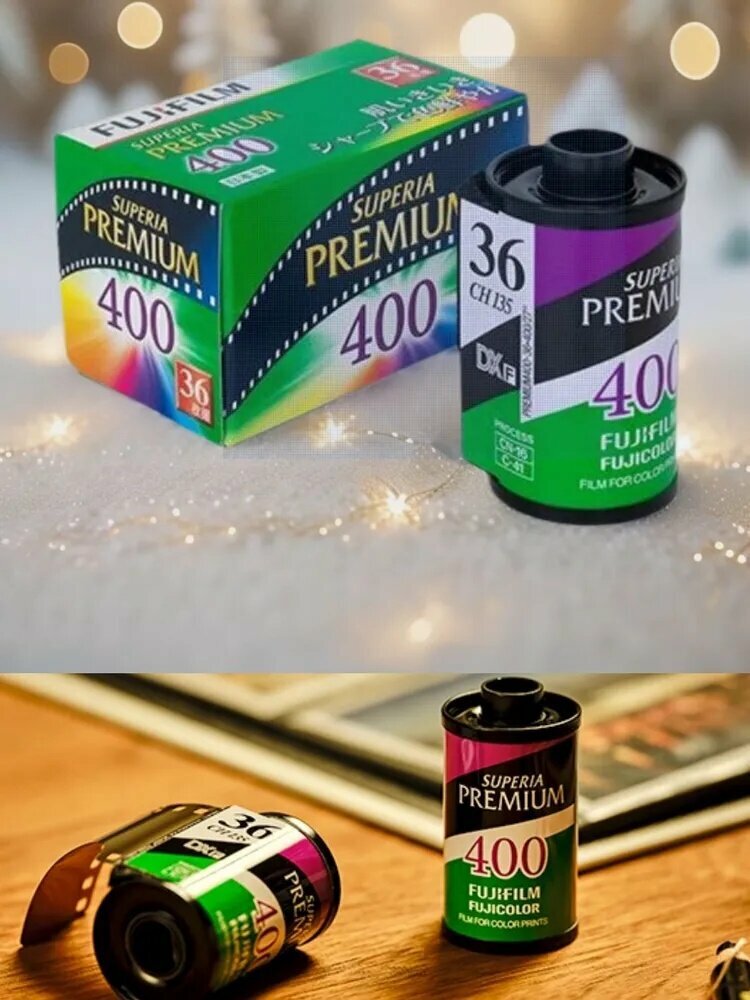 Фотопленка Fujifilm Superia PREMIUM 400 135 36 кадров Срок годности: 2026 год