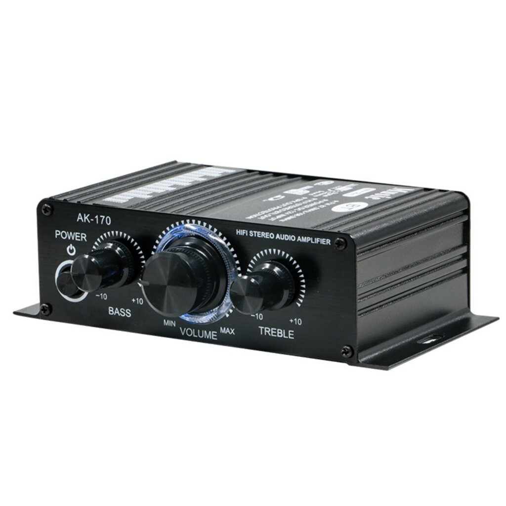 Автомобильный мини-усилитель мощности Bluetooth 12V-без Bluetooth