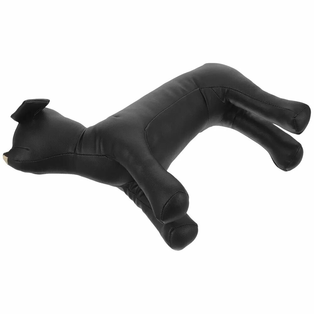 Манекен Для Собак, Искусственная Кожа, Черный, 34.00X26.00X11.00См, Показ Одежды, 1Набор