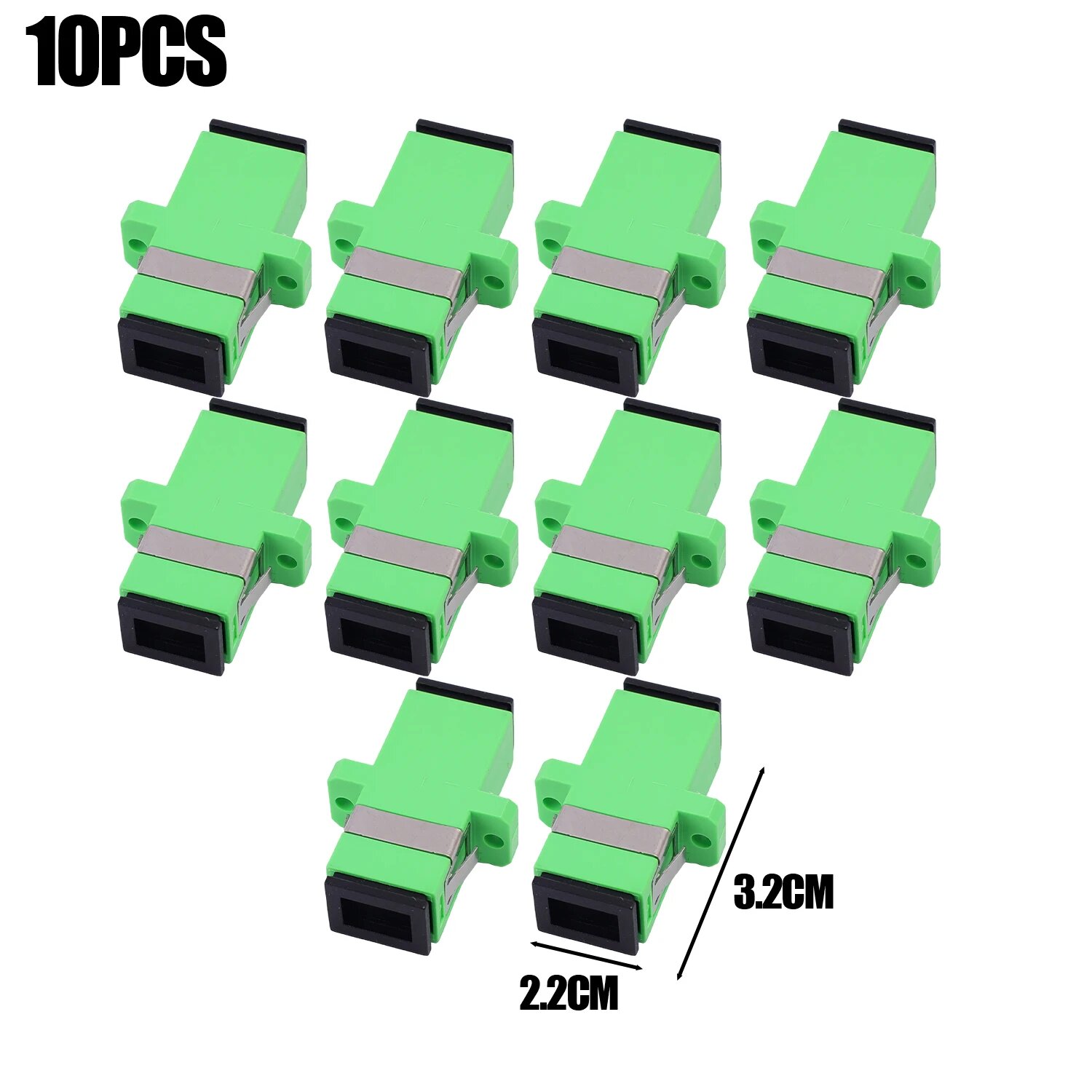 BAPPSUS SC Female to SC Female UPC/APC Оптоволоконные Адаптеры 10PCS-APC