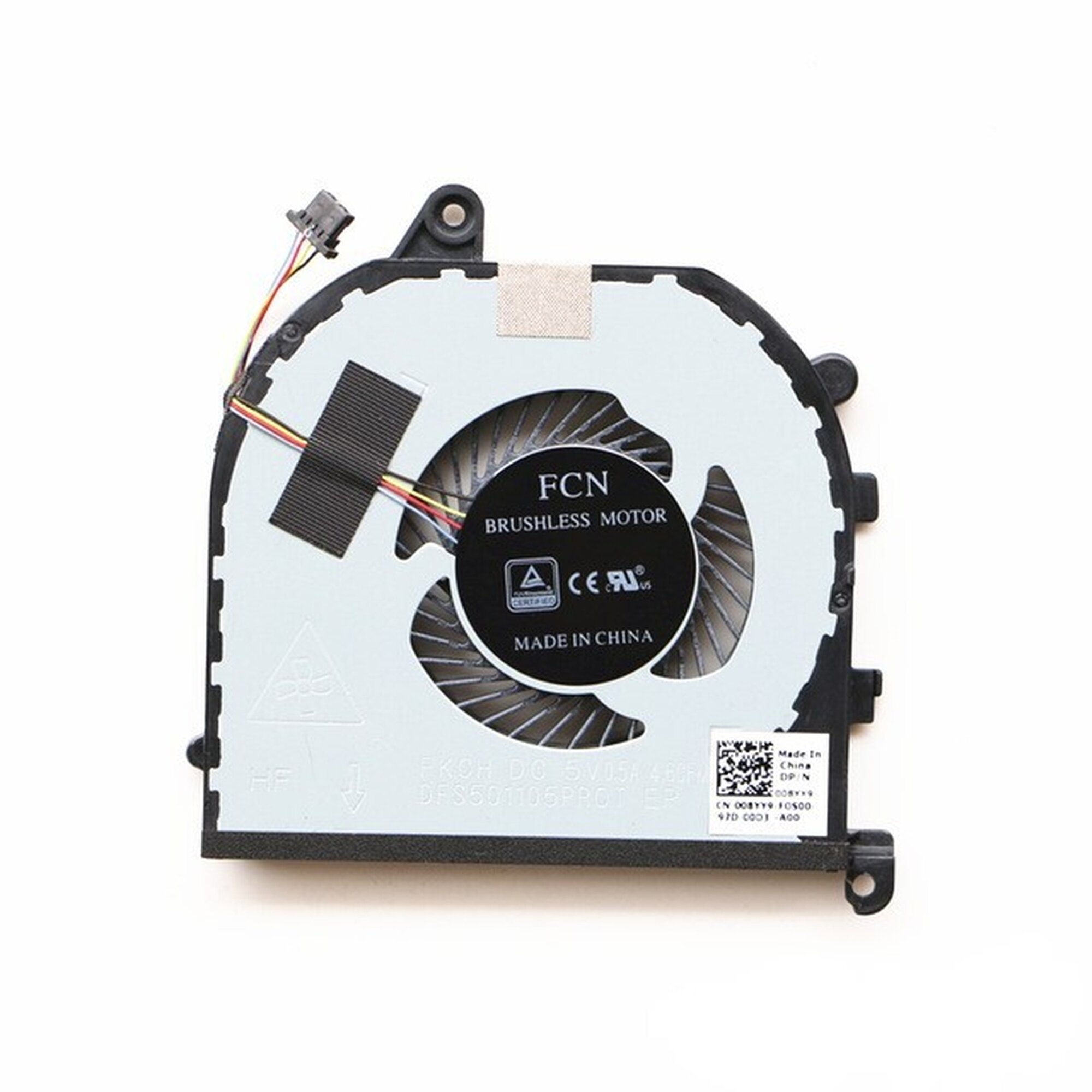 Вентилятор (кулер) для ноутбука Dell XPS 15 9560, 9570, Precision 5520, M5520, CPU