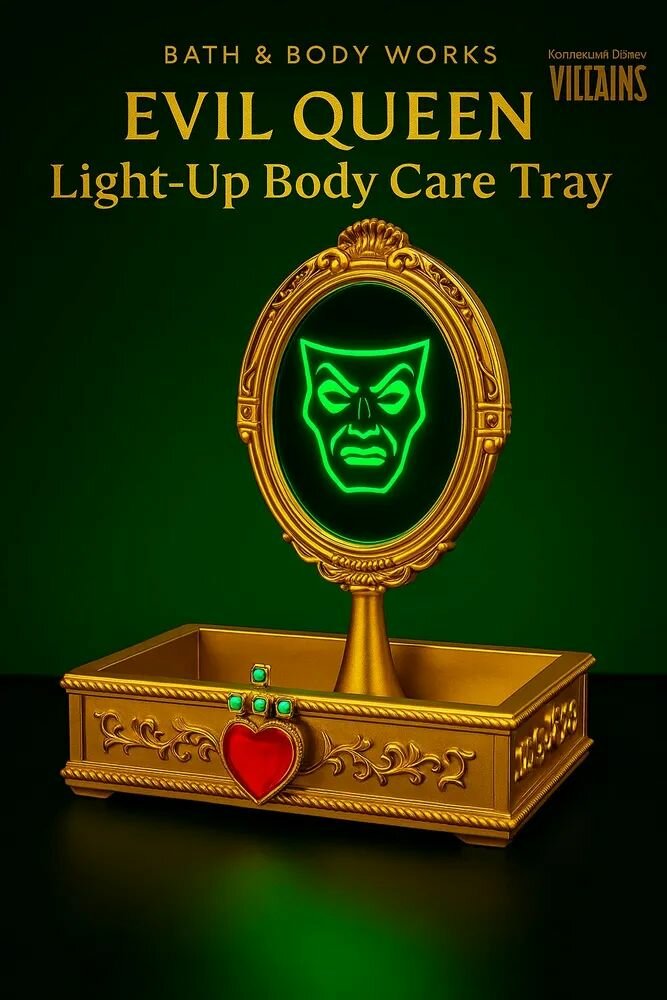 Bath and Body Works Светящаяся подставка с зеркалом Evil Queen