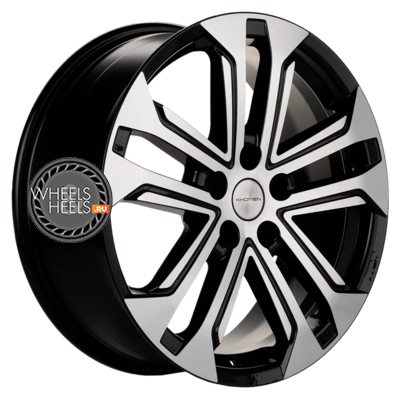 Диск автомобильный литой Khomen Wheels KHW1803 (Geely Coolray) 18x7 5x114.3 et53 dia54.1 Black-FP