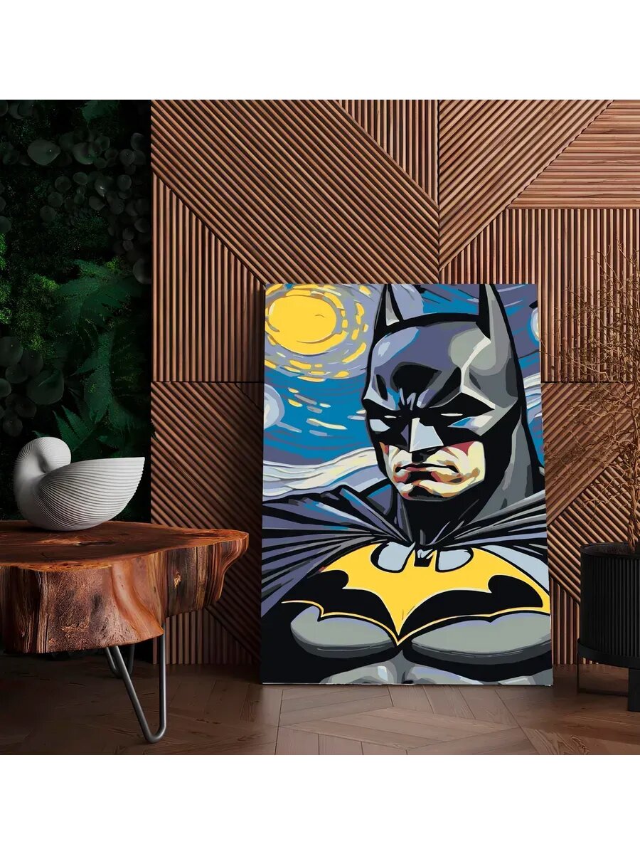 Картина по номерам Бэтмен-Супергерой-DC