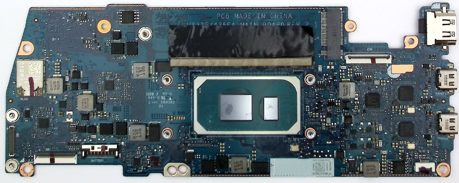 Материнская плата ASUS UX425EA донор компонентов (039290)