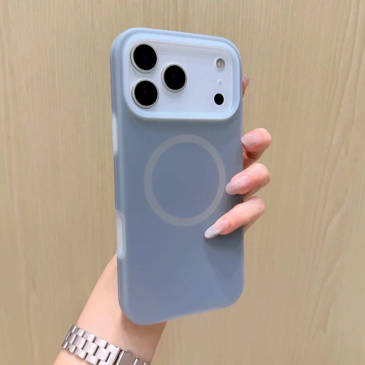 Модный мягкий силиконовый чехол с поддержкой MagSafe для iPhone 17 Air 16 15 14 13 12 11 Pro Max, флуоресцентный ударопрочный чехол.