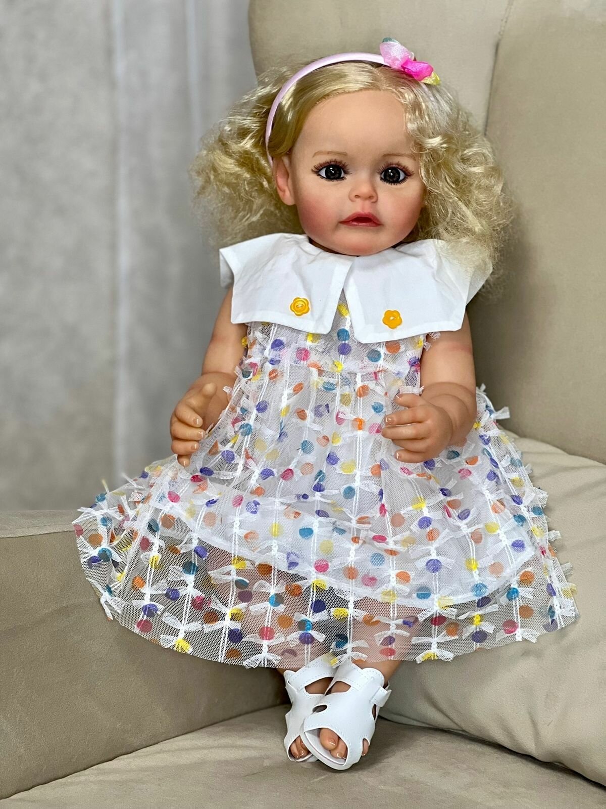 Кукла Реборн виниловая 55 см