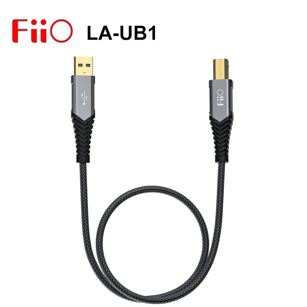 FIIO LA-UB1 USB-A-USB-B USB-очиститель питания Аудиокабель-адаптер для усилителя M11 BTR5 BTR3 DAC
