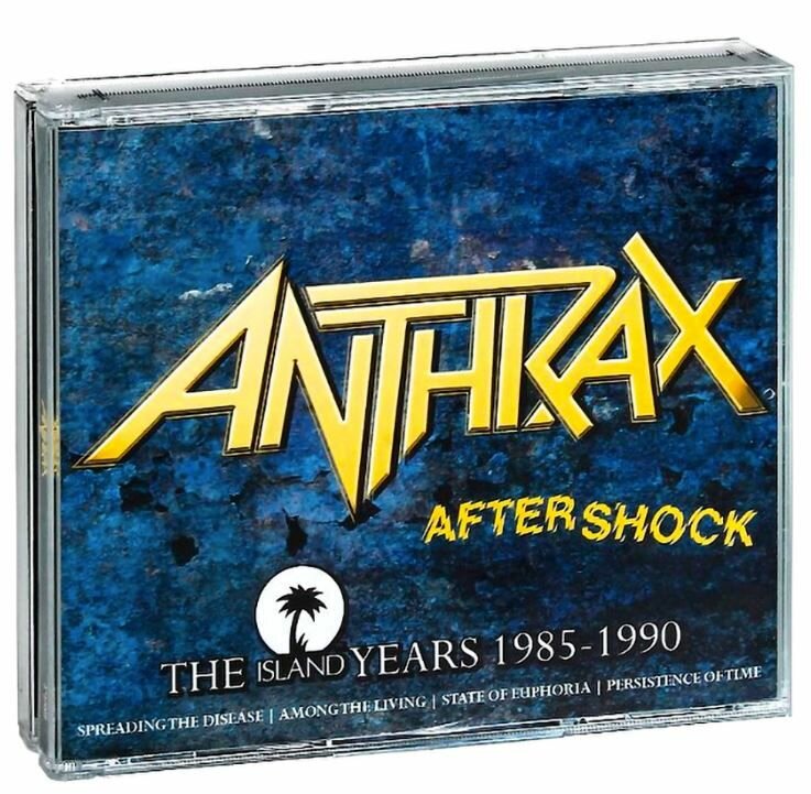 Фирменное издание Anthrax - Aftershock (The Island Years 1985-1990) 4-CD Box