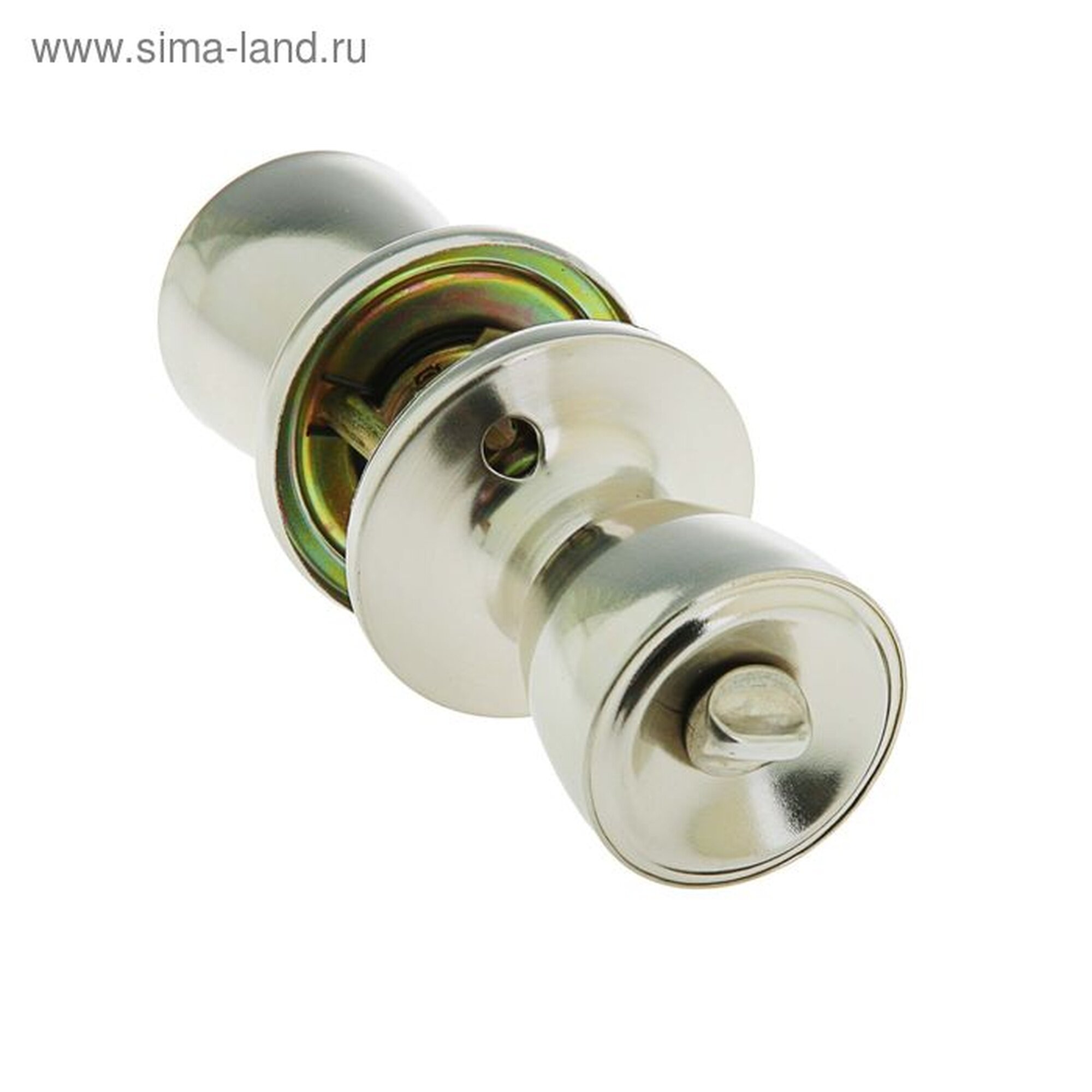 Защелка Тундра 1203, металл, врезная, с ключом, цвет матовый никель