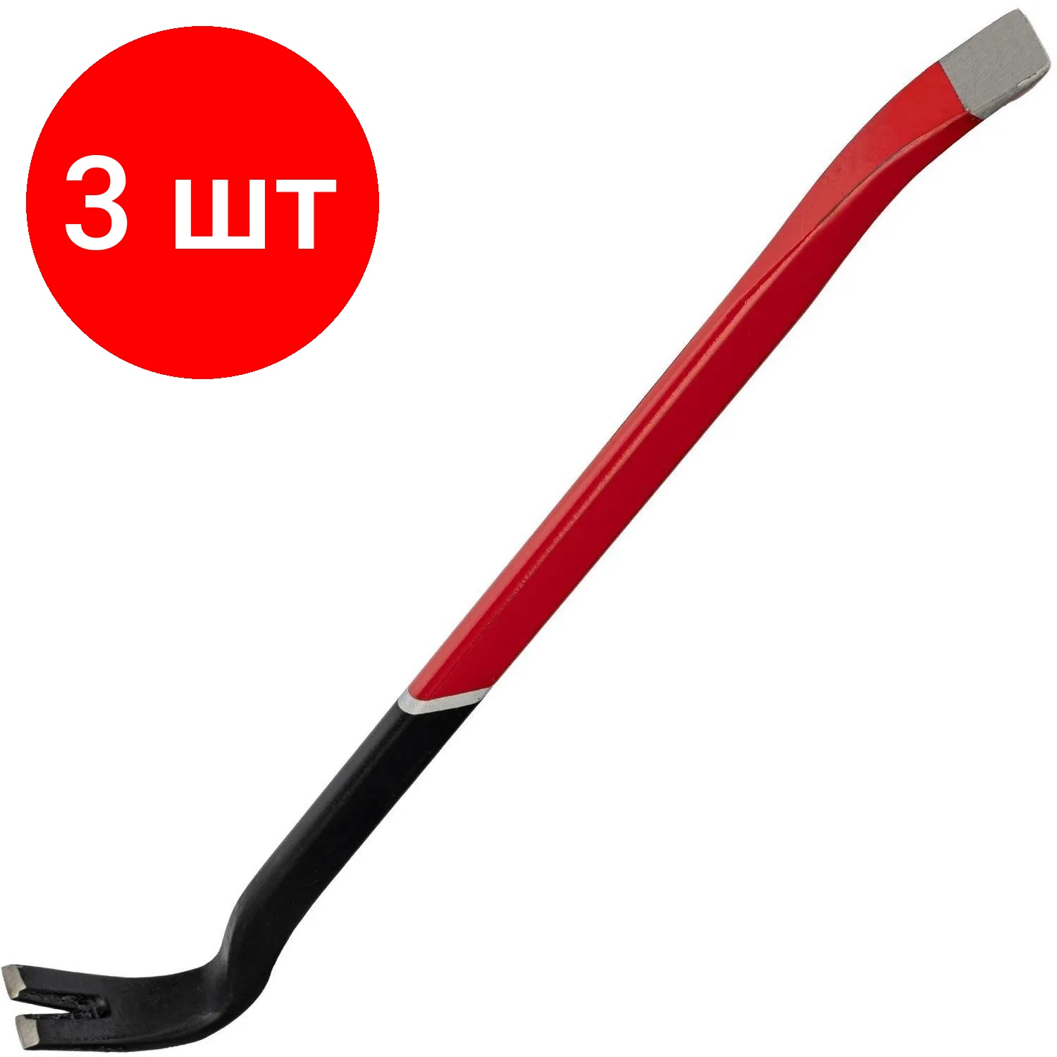 Комплект 3 штук, Лом-гвоздодер усиленный, 600х29х15 мм// Matrix 25233