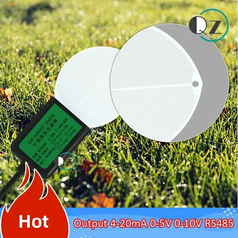 Наружная поверхность листьев, датчик температуры и влажности, сельскохозяйственная теплица, растение, лист дерева, монитор содержания влажности RS485