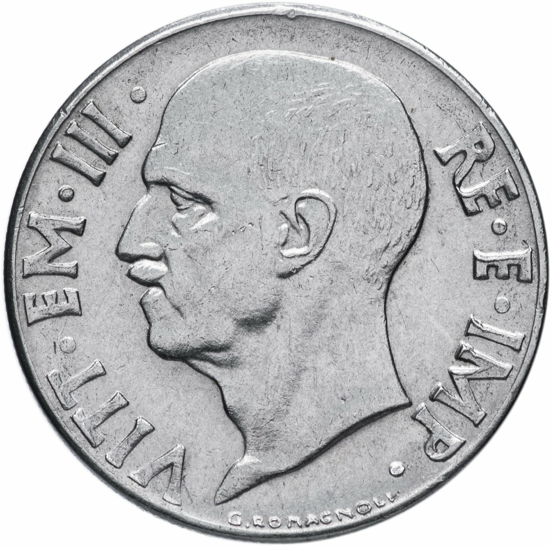 Италия 20 чентезимо 1940-1942, Сталь, в сохранности XF