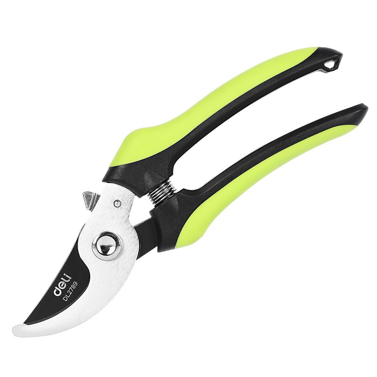 Инструменты ручные садовые режущие Deli Секатор садовый Deli DL2789 лезвия с тефлоновым покрытием, длина 200мм, макс. диаметр резки 15мм, сталь SK5 уц-2-1
