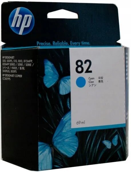 HP Картридж, оригинал, Голубой (cyan), 1 шт