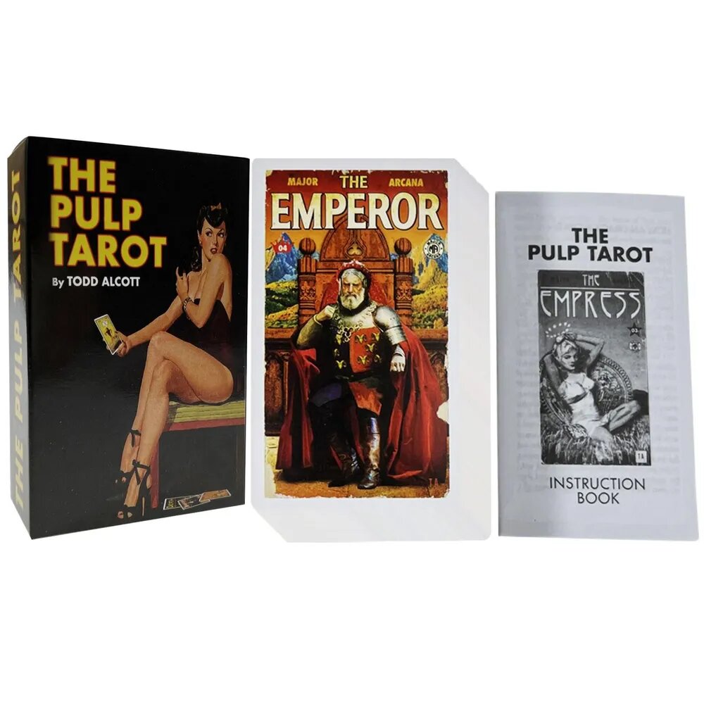 Игра для Гадания на Картах Таро The Pulp Tarot Колоды Карт Таро Таблица Предсказаний Будущего Настольная игра для Начинающих