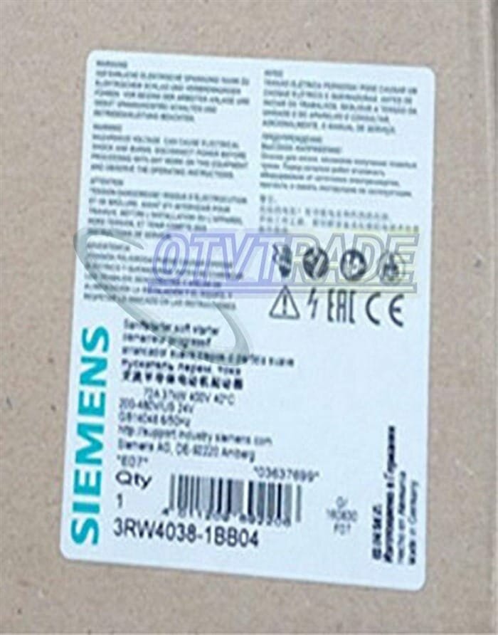 Модуль SIEMENS SOFT STARTER 3RW4038-1BB04