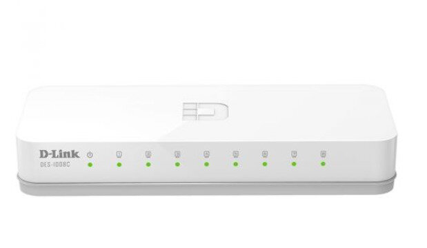 D-link Коммутатор DES-1008C/A1A неуправляемый