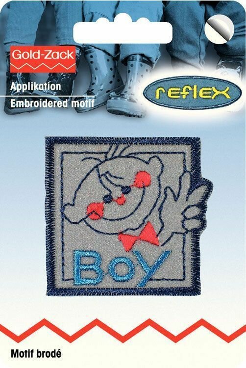 Аппликация самоклеящаяся при помощи утюга, Boy 5х5см PRYM 925501