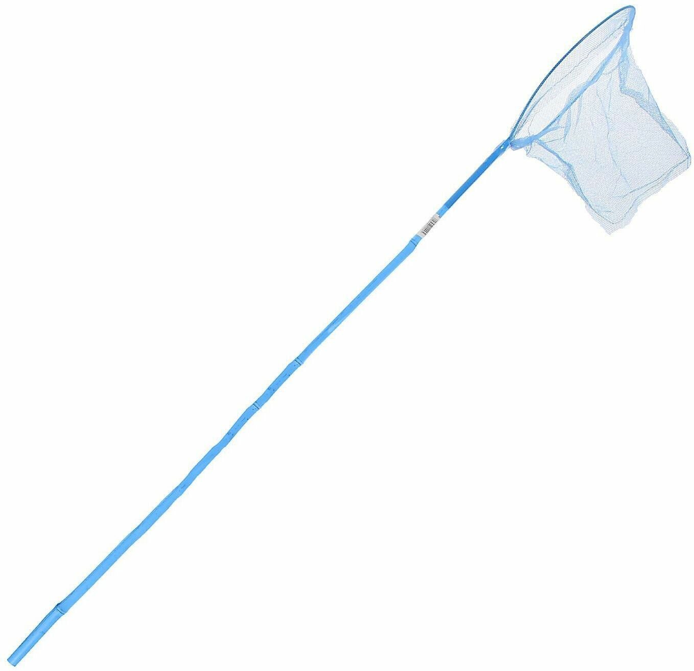 Сачок детский для ловли бабочек и насекомых, для подвижных игр на улице, аквариума и пруда, бамбуковая ручка, длина 81 см, диаметр 20 см, цвета микс