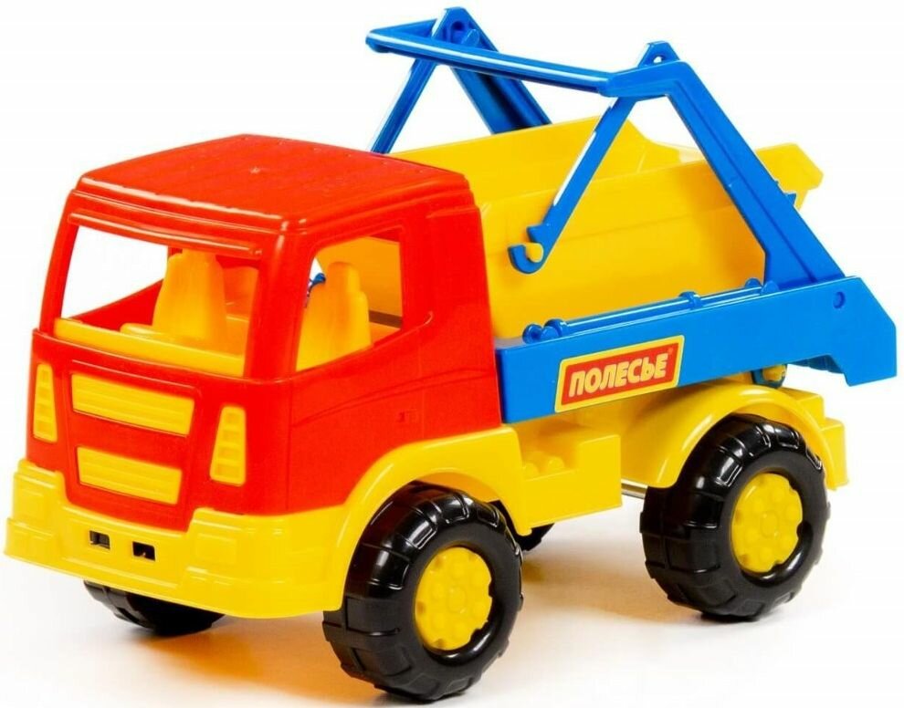 Автомобиль "Коммунальная спецмашина Салют", игрушечная машинка для детей, пластиковая игрушка для песочницы и дома, цвет микс