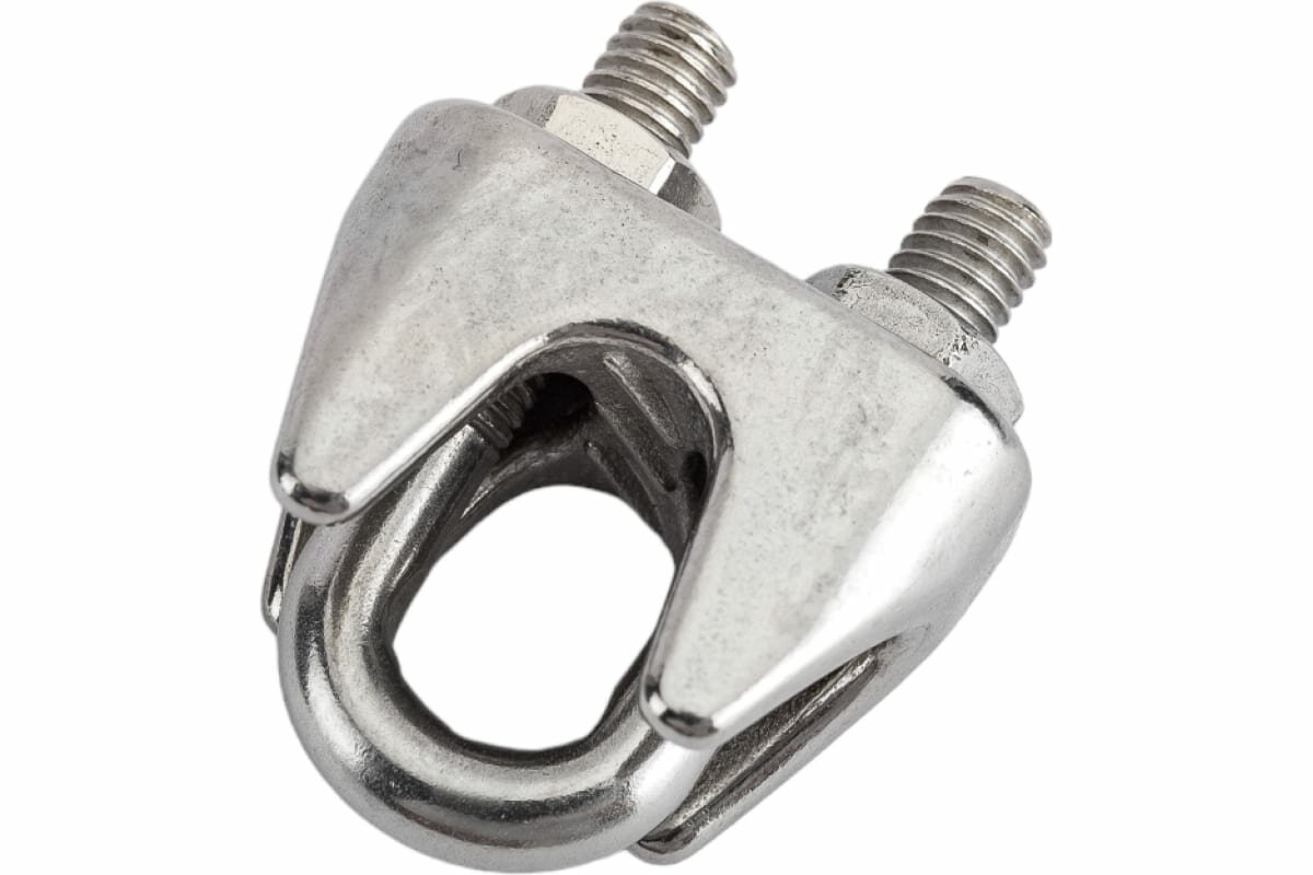 Европартнер Зажим троса DIN 741 D8 мм нержав. сталь 1 шт. G1 7448
