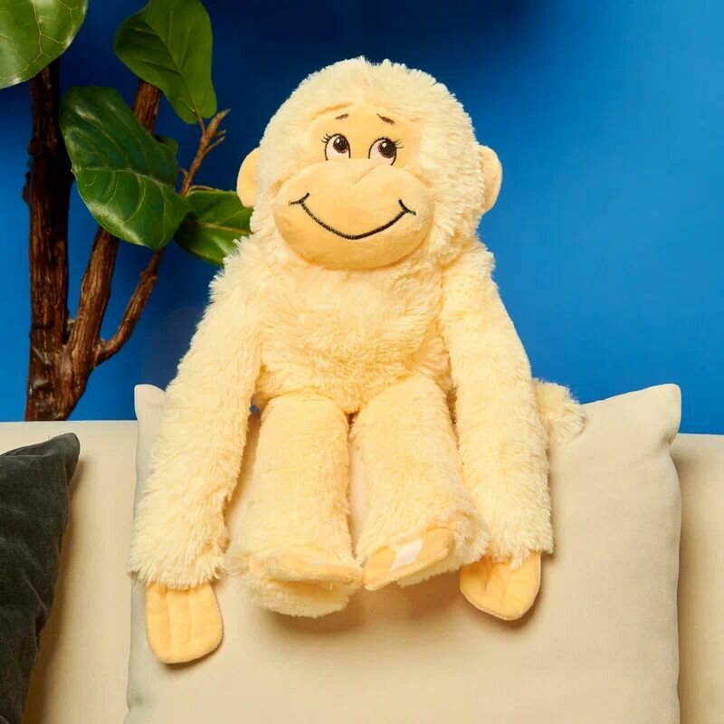 Мягкая игрушка обезьянка плюшевая Мартышка Забава LekomToys, 50 см, для детей от 3 лет