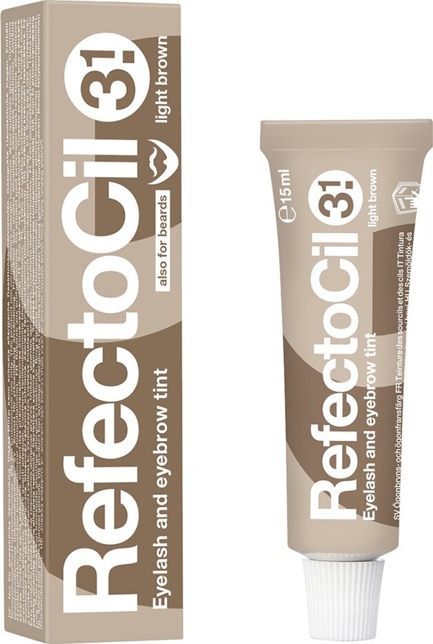 Крем-краситель RefectoCil №3.1 для бровей и ресниц, светло-коричневый, 15мл