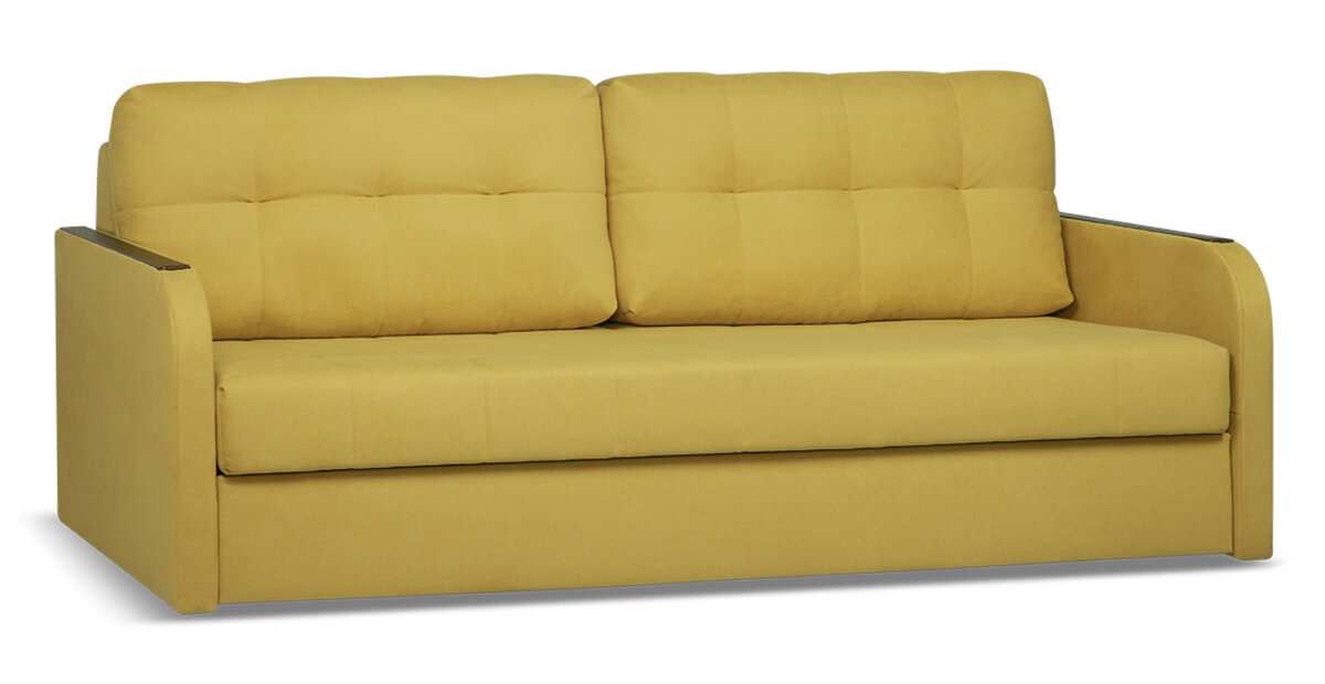 Прямой диван Цвет Диванов Милтон Next 209 прямой Горчичный